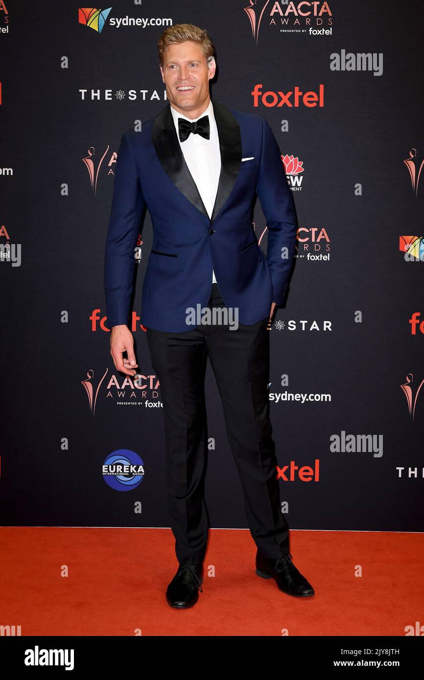 Chris Brown arrives at the 2019 AACTA Awards at the Star in Sydney ...