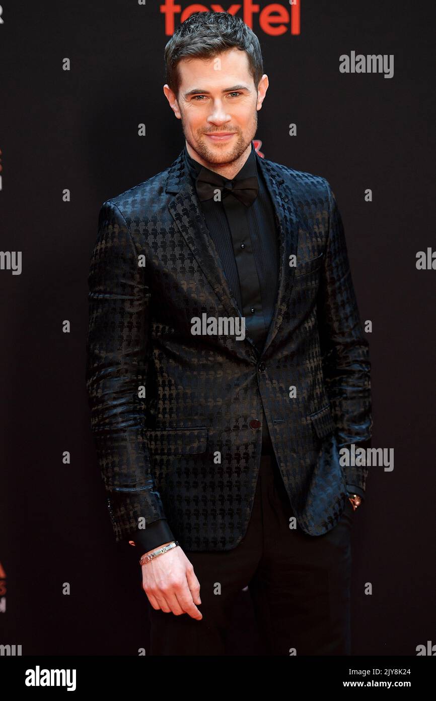David Berry arrives at the 2019 AACTA Awards at the Star in Sydney ...