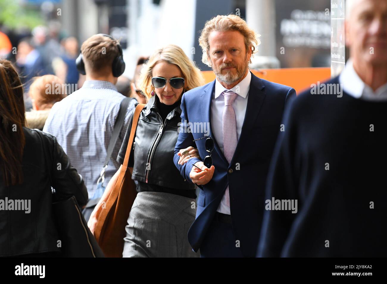 Australian actor Craig McLachlan (right) and his partner Vanessa ...