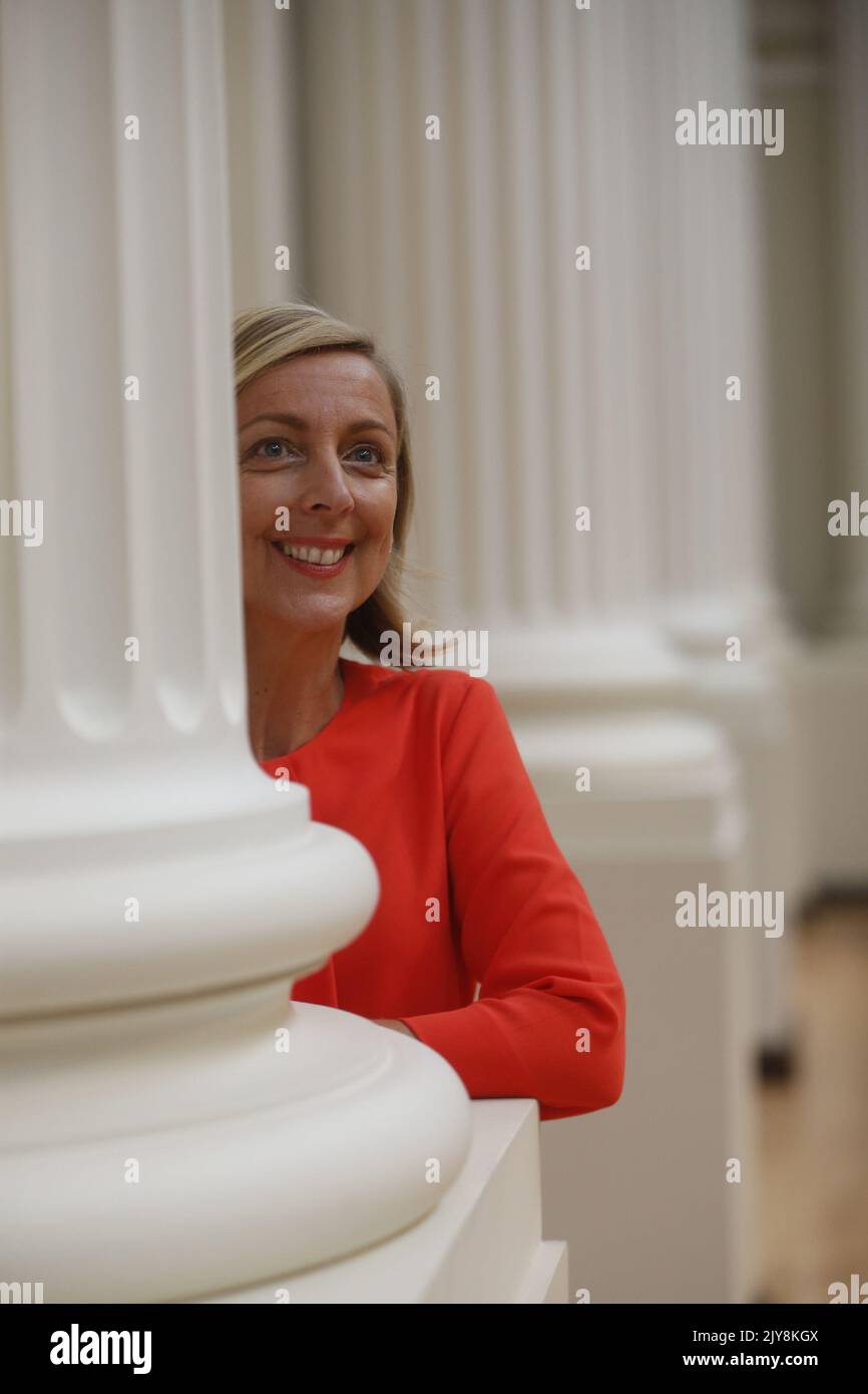 CEO of the Victorian State Library Kate Torney is seen during the ...