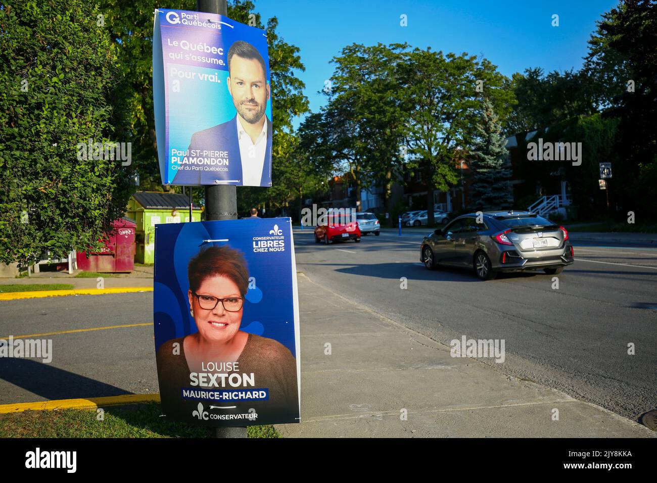 Montreal, Quebec, Canada. 8th Sep, 2022. The second fixed-date Quebec ...