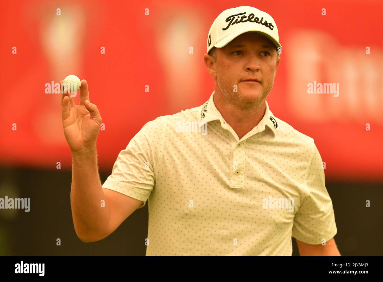 Matt Jones of Australia finishes his round 2 of The Australian Open ...