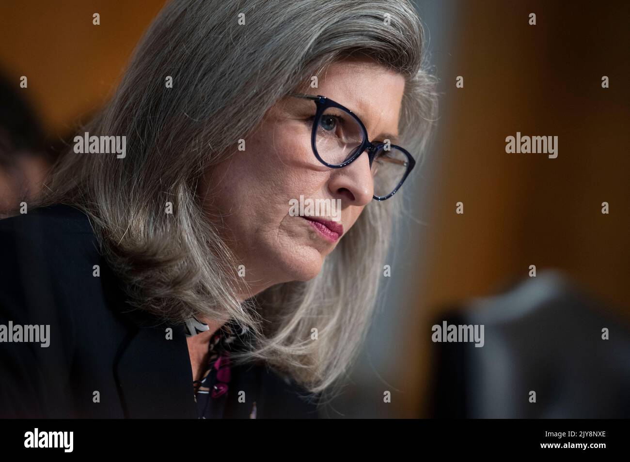 United States Senator Joni Ernst (Republican of Iowa)) appears at the ...