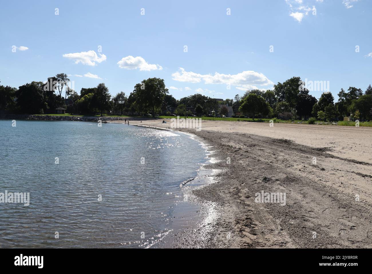 Summer fun on the beach in Kenosha, Wisconsin Stock Photo - Alamy