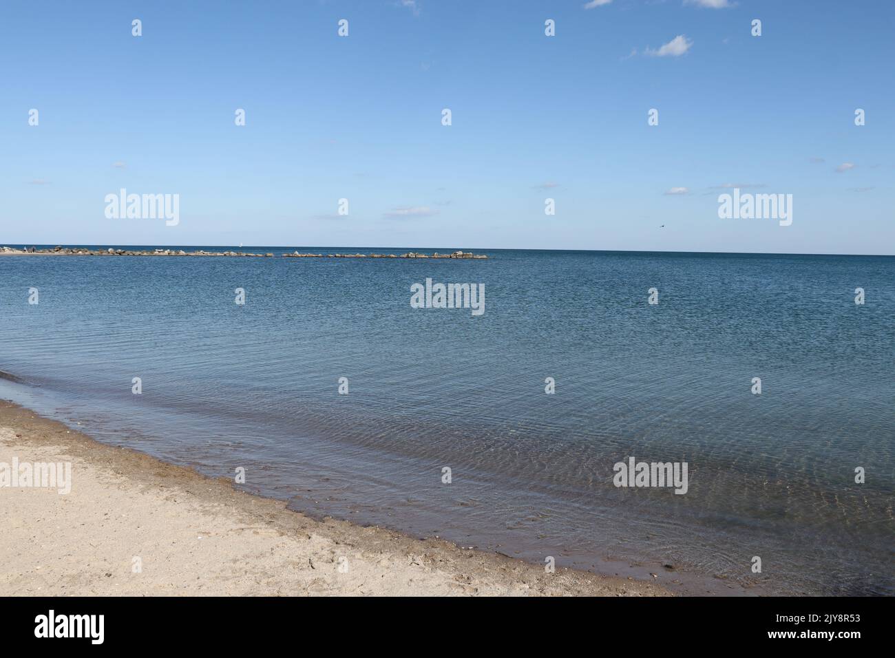 Summer fun on the beach in Kenosha, Wisconsin Stock Photo - Alamy