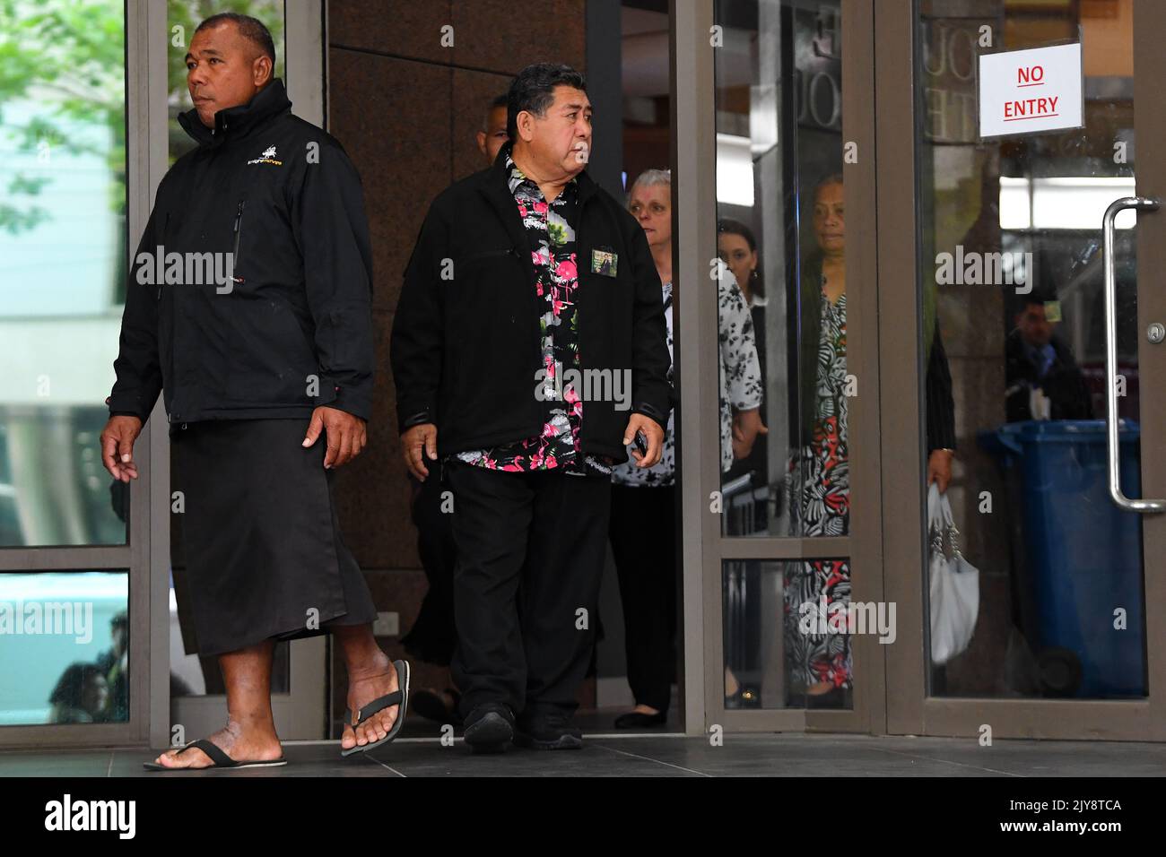 Family of Benjamina Togiai depart the Melbourne Magistrates Court ...
