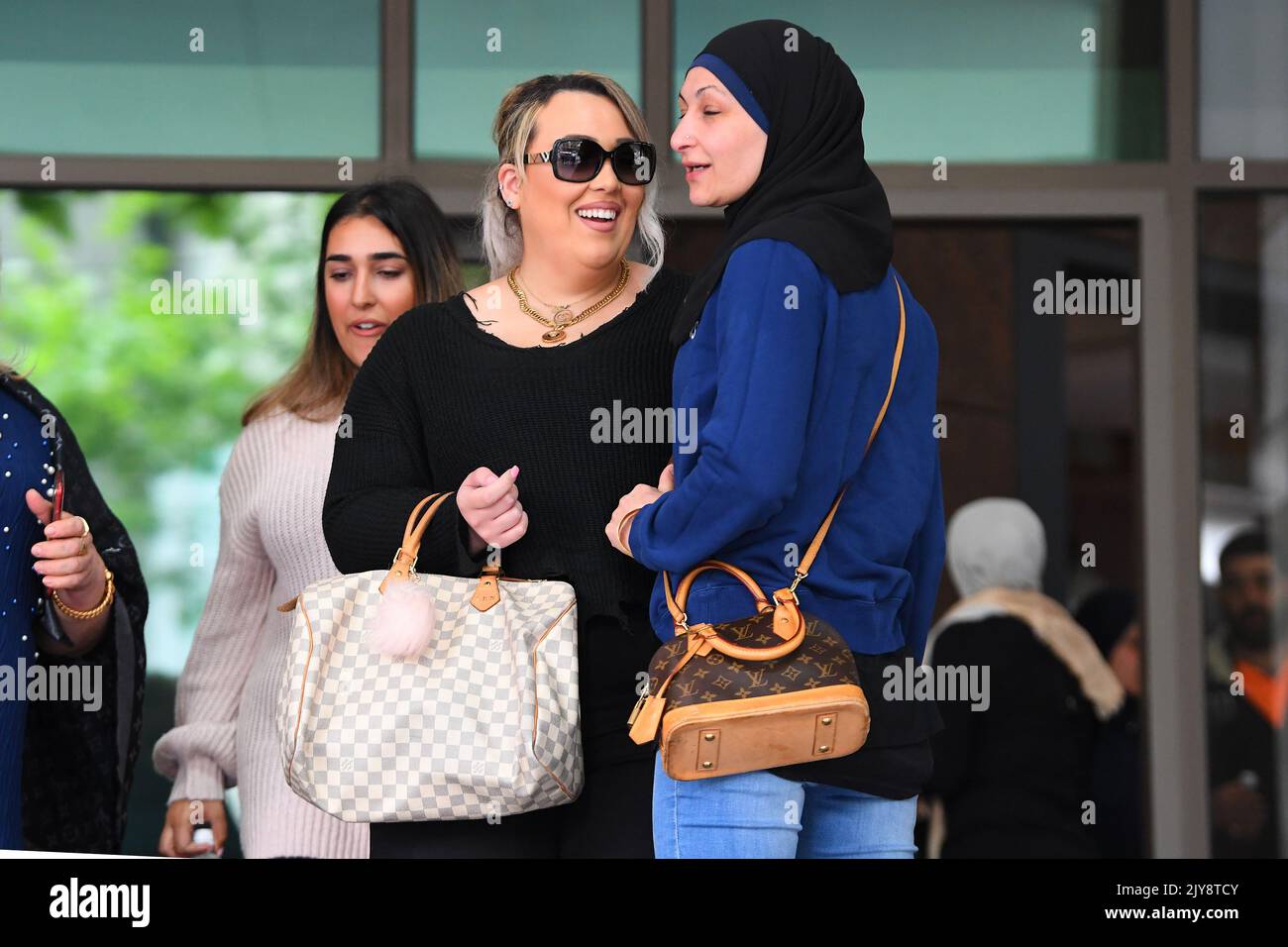 Associates of Ali El Nasher depart the Melbourne Magistrates Court ...