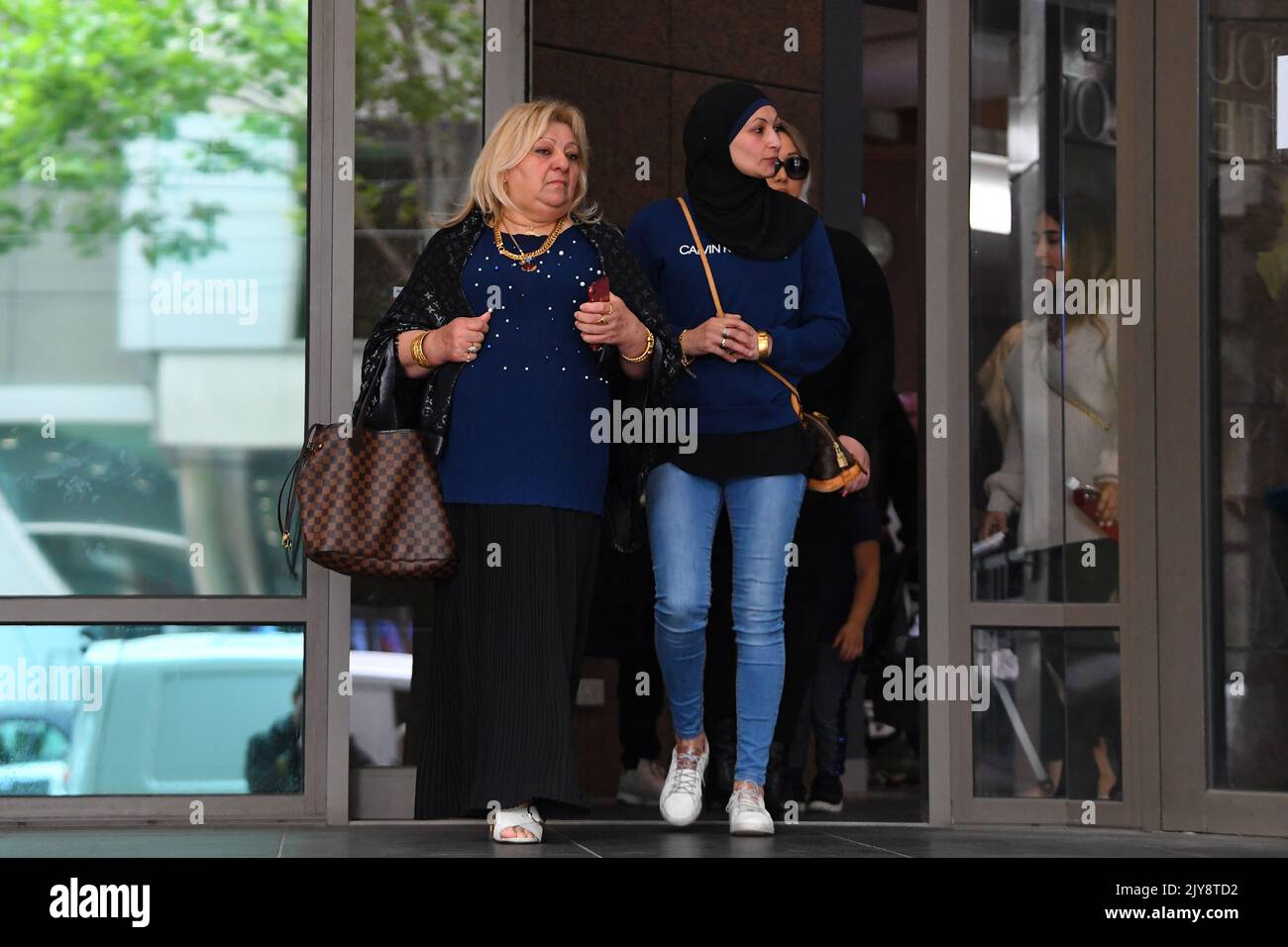 Associates of Ali El Nasher depart the Melbourne Magistrates Court ...
