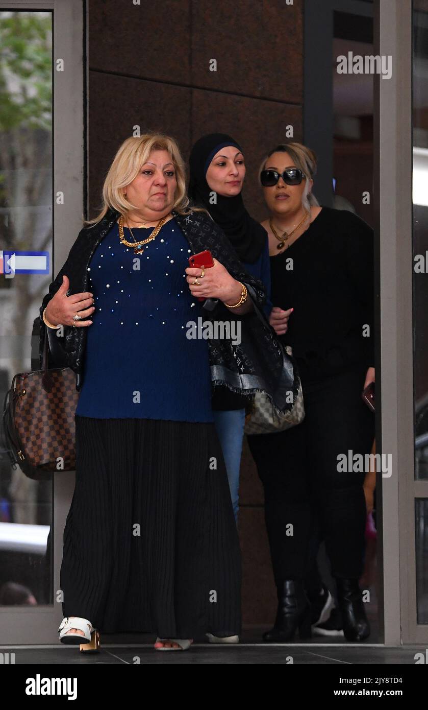 Associates of Ali El Nasher depart the Melbourne Magistrates Court ...