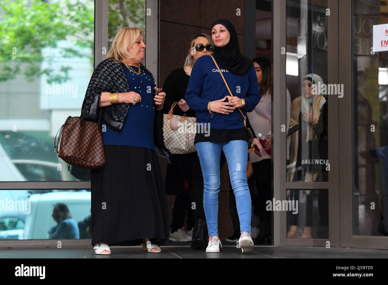 Associates of Ali El Nasher depart the Melbourne Magistrates Court ...