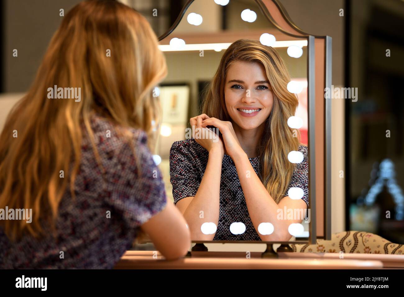 Model and David Jones Ambassador Victoria Lee poses for a photograph ...