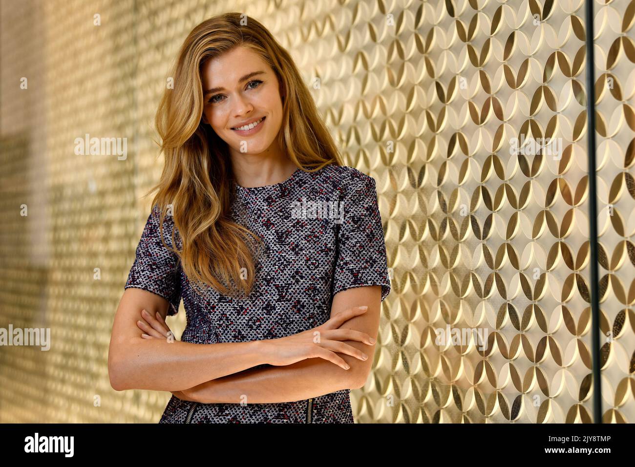Model and David Jones Ambassador Victoria Lee poses for a photograph ...