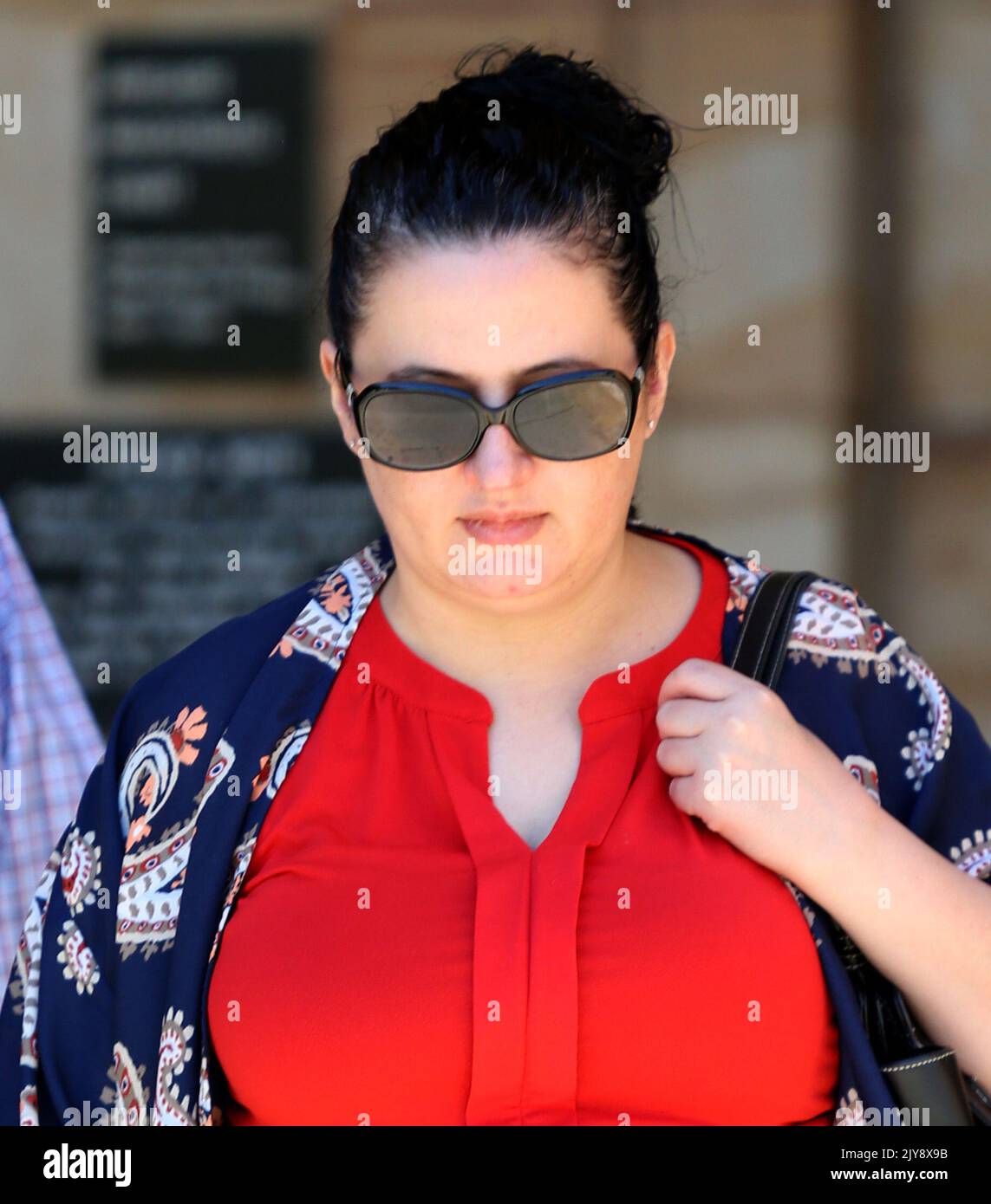 Michelle Allison Beal leaves the Magistrates court in Adelaide ...