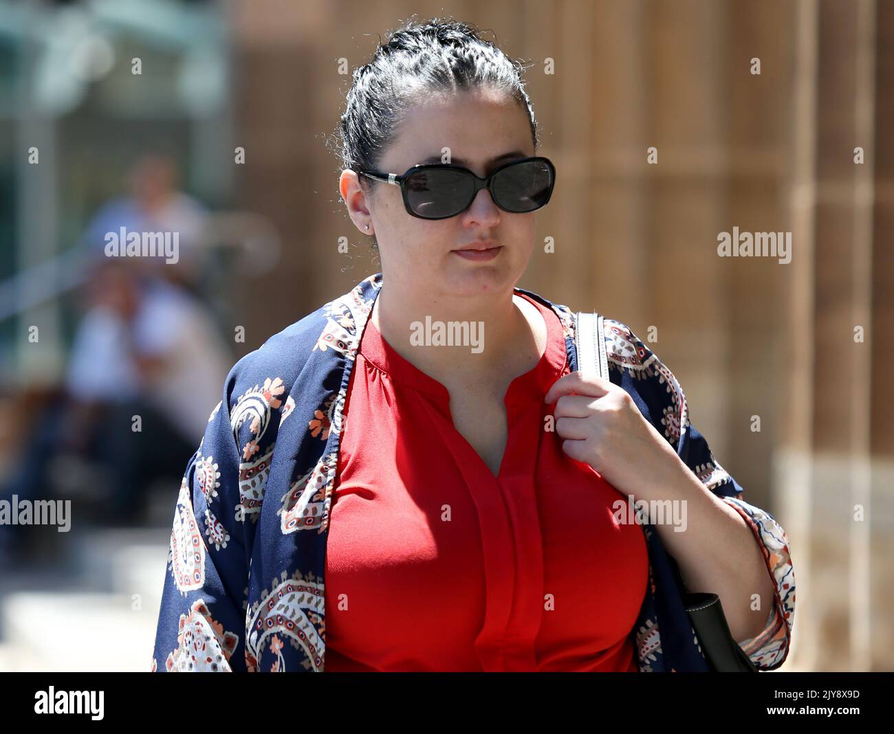 Michelle Allison Beal leaves the Magistrates court in Adelaide ...