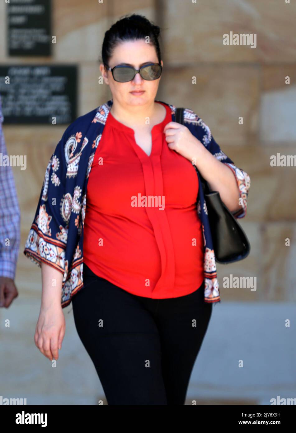 Michelle Allison Beal leaves the Magistrates court in Adelaide ...