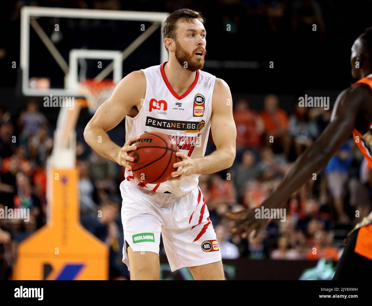 Nick Kay of the Wildcats during the Round 11 NBL match between the ...