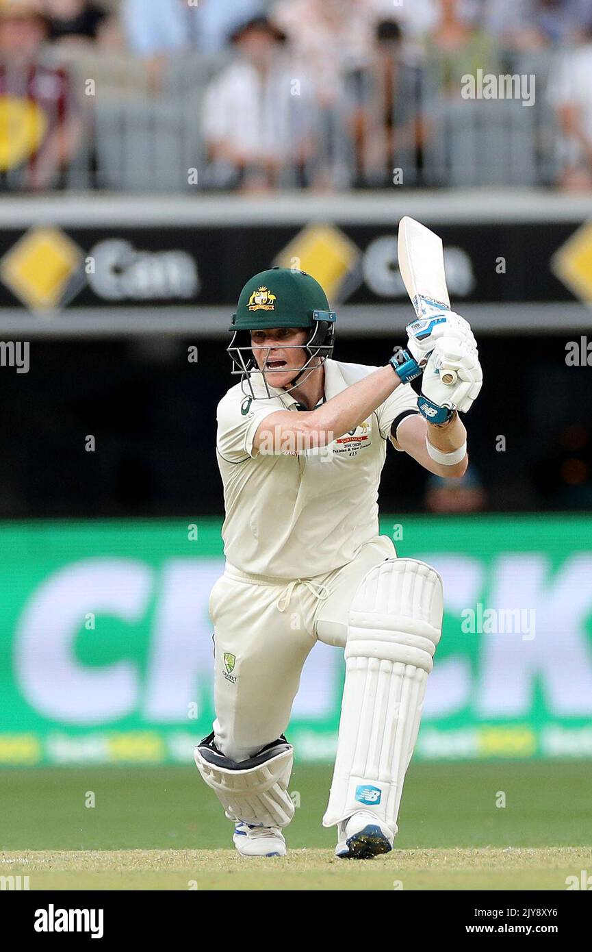 Steven Smith of Australia bats during day 1 of the first Test match ...