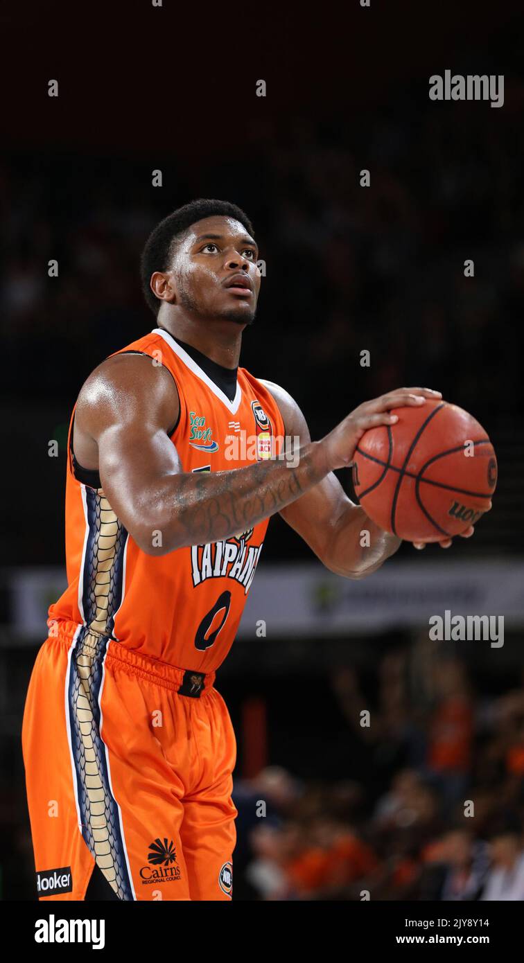 Cameron Oliver of the Taipans during the Round 11 NBL match between the ...