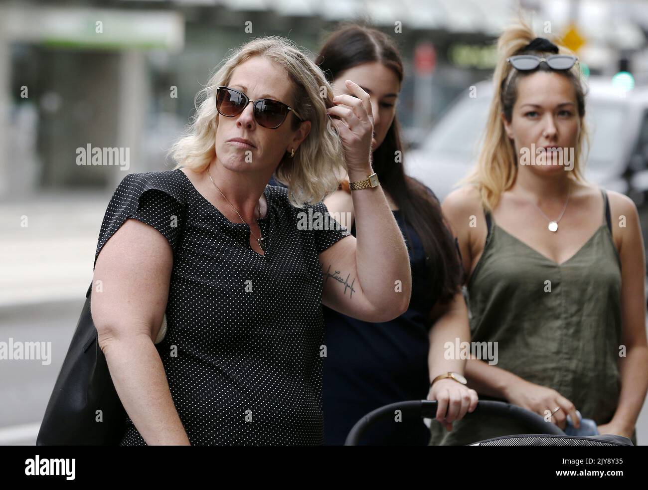 Michelle Degenhardt arrives at Newcastle Court for the inquest into the ...