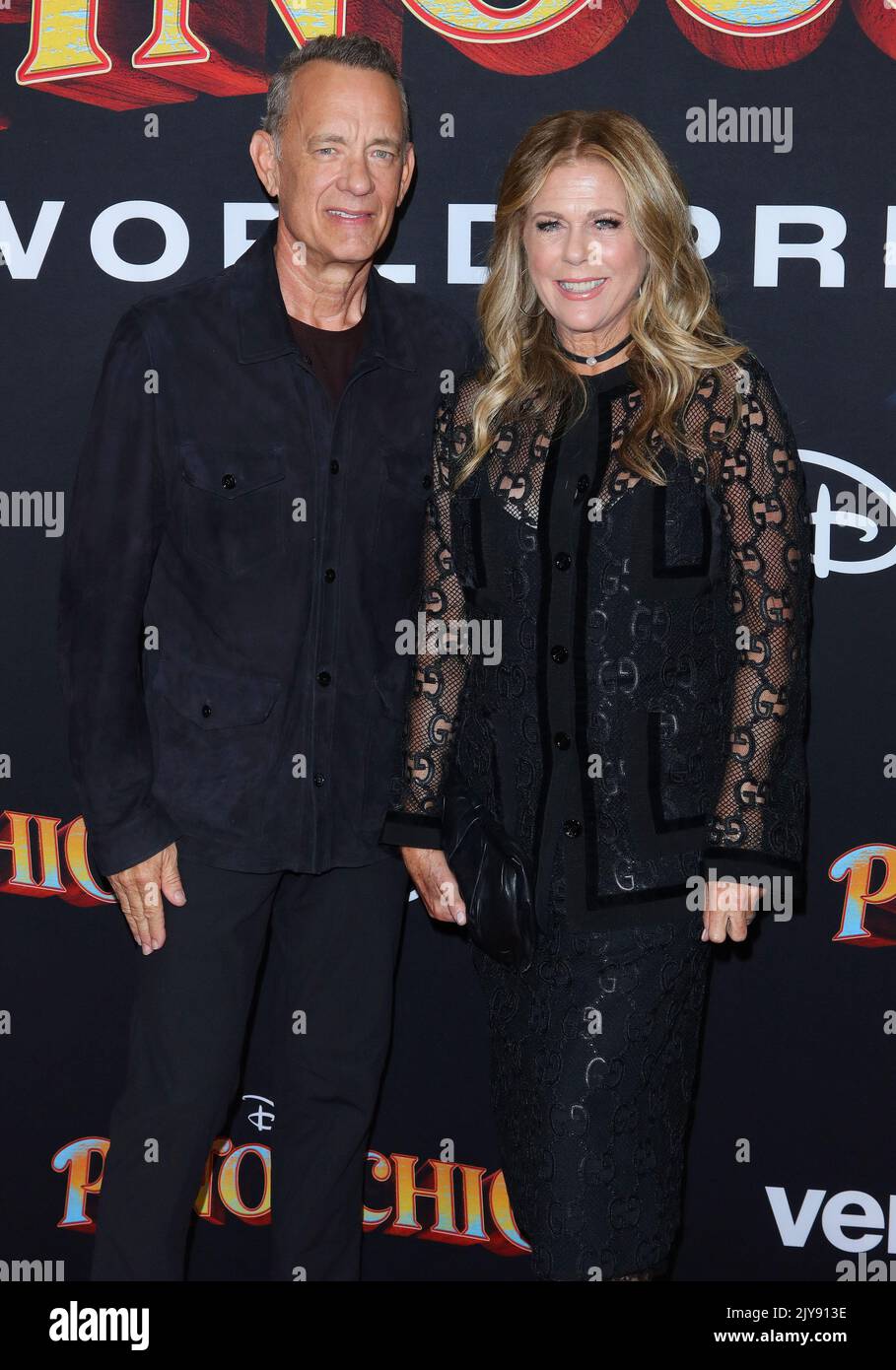 Tom Hanks, Rita Wilson arrives at The Disney Pinocchio World Premiere ...