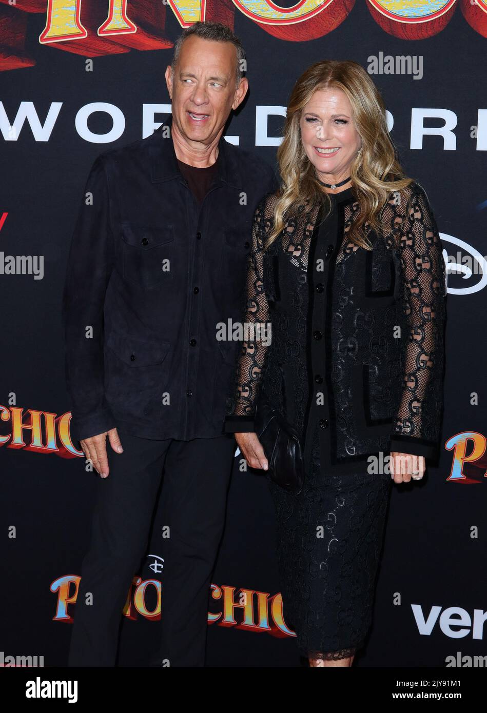 Tom Hanks, Rita Wilson arrives at The Disney Pinocchio World Premiere ...