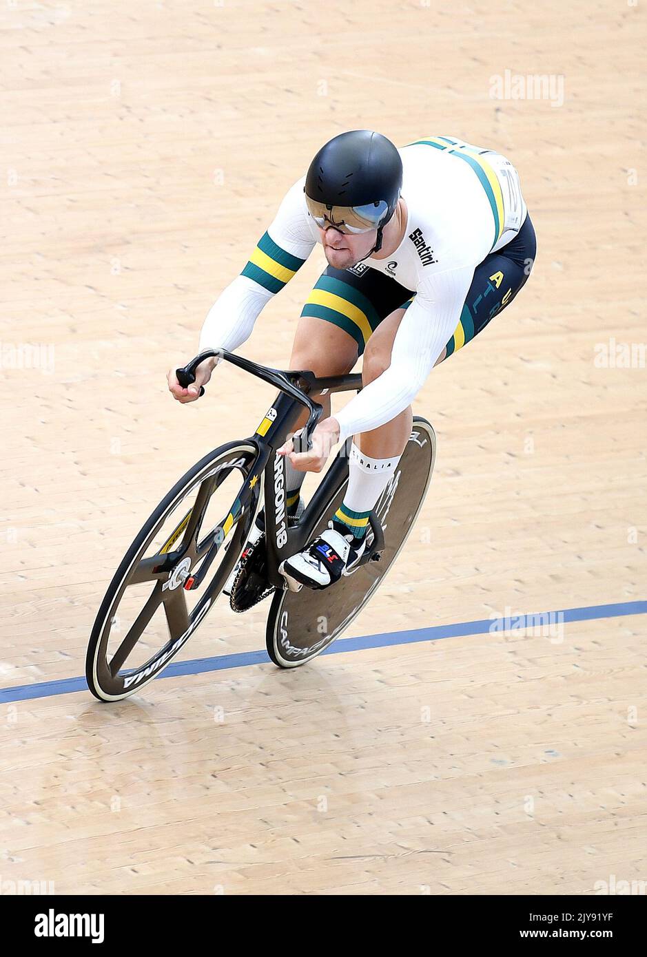 Australia's Matthew Glaetzer competes in the men's sprint event at the ...