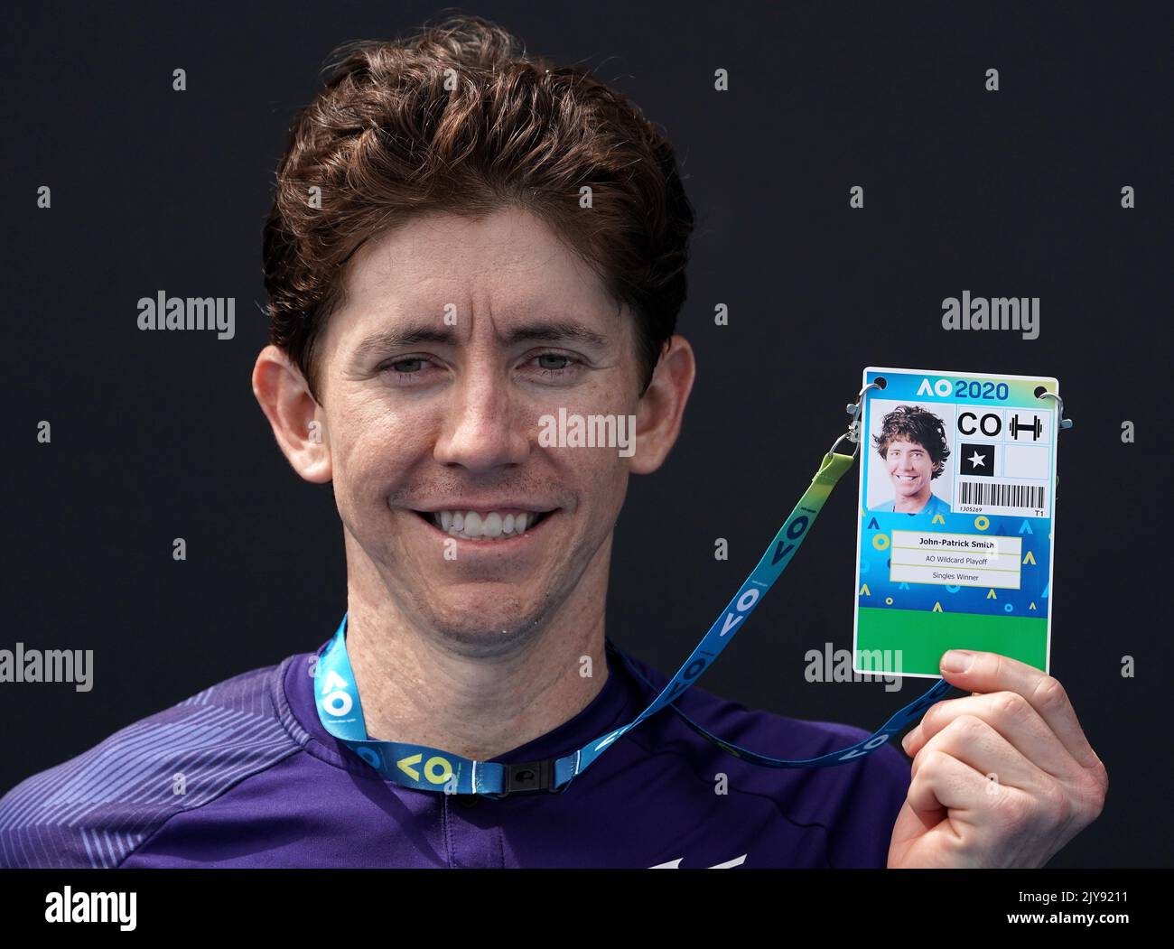 John Patrick Smith celebrates winning the Australian Open Mens Play-off ...