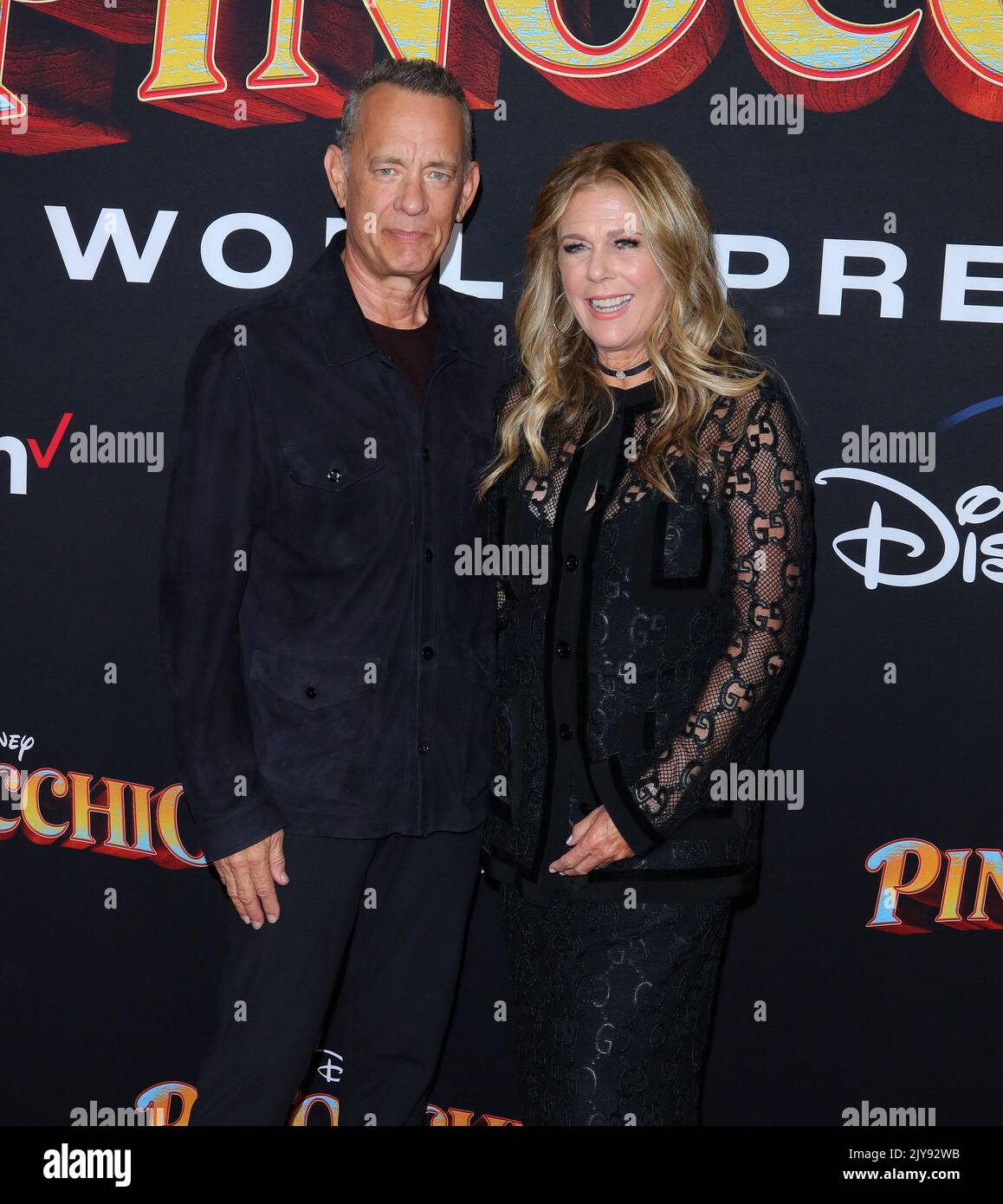 Tom Hanks, Rita Wilson arrives at The Disney Pinocchio World Premiere ...