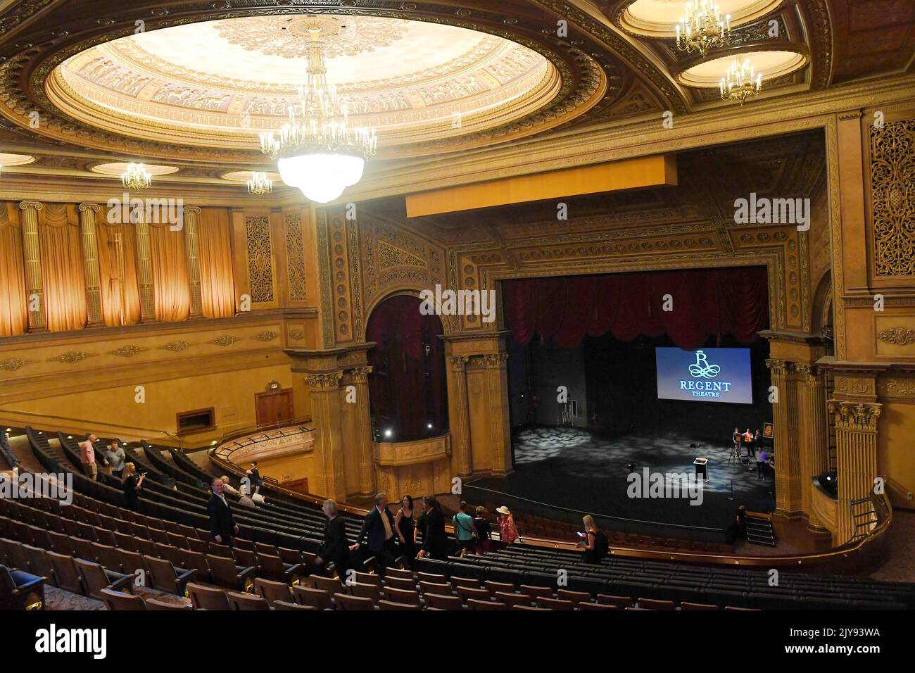 General view inside of the Regent Theatre, Melbourne, Wednesday ...