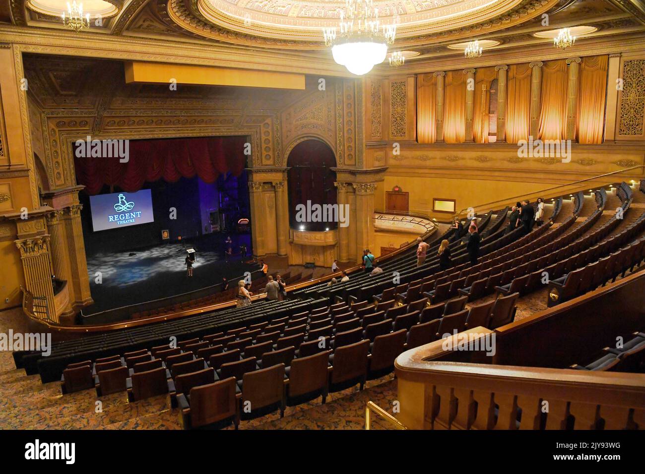 General view inside of the Regent Theatre, Melbourne, Wednesday ...
