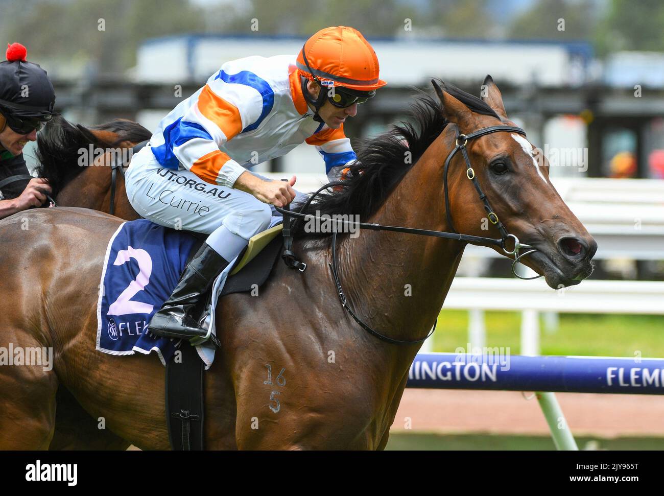 Jockey Luke Currie rides Secret Blaze to victory in race 1, the ...