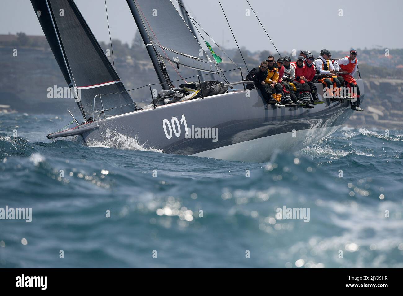 Ichi Ban leaves the heads at the start of the Sydney to Hobart Yacht ...