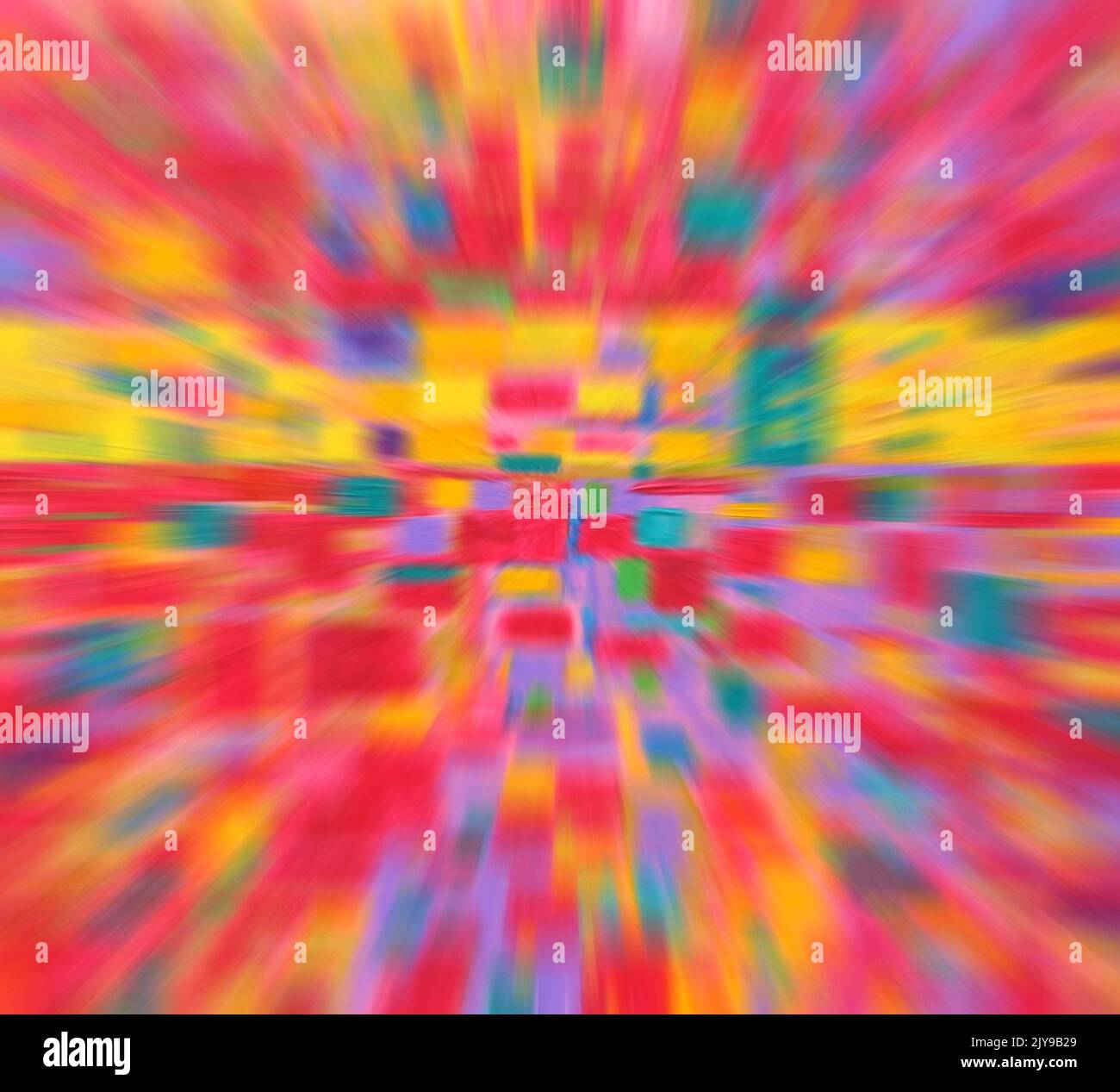 Abstract radial blur zoom in red tone. Soft Vivid effect background ...