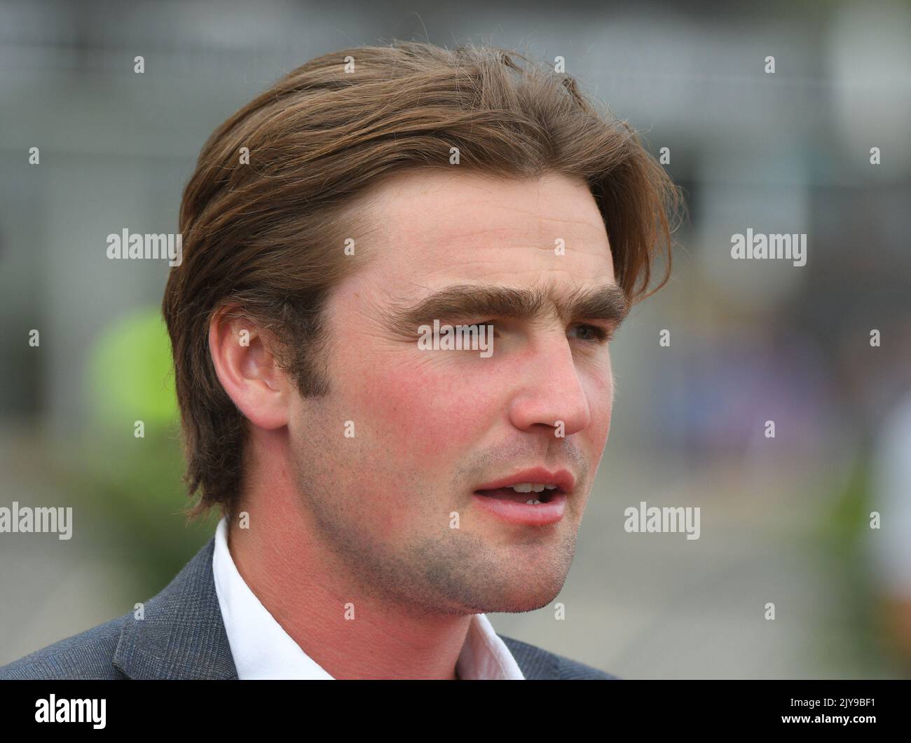 Trainer David Eustace is seen after Exquisite Beauty won race 9, New ...