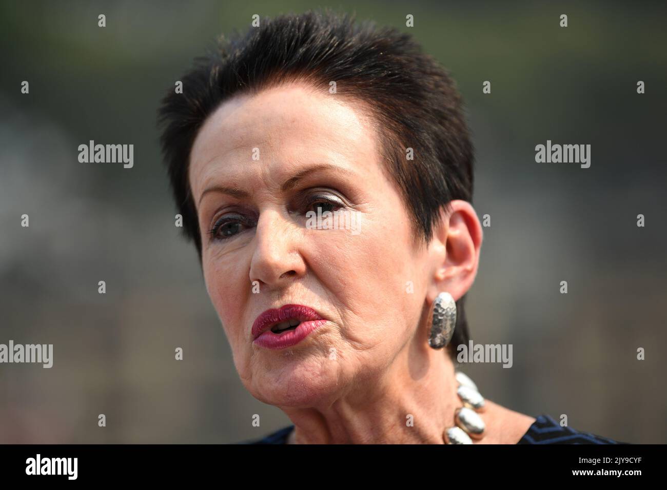 Lord Mayor of Sydney Clover Moore speaks to the media during a press ...
