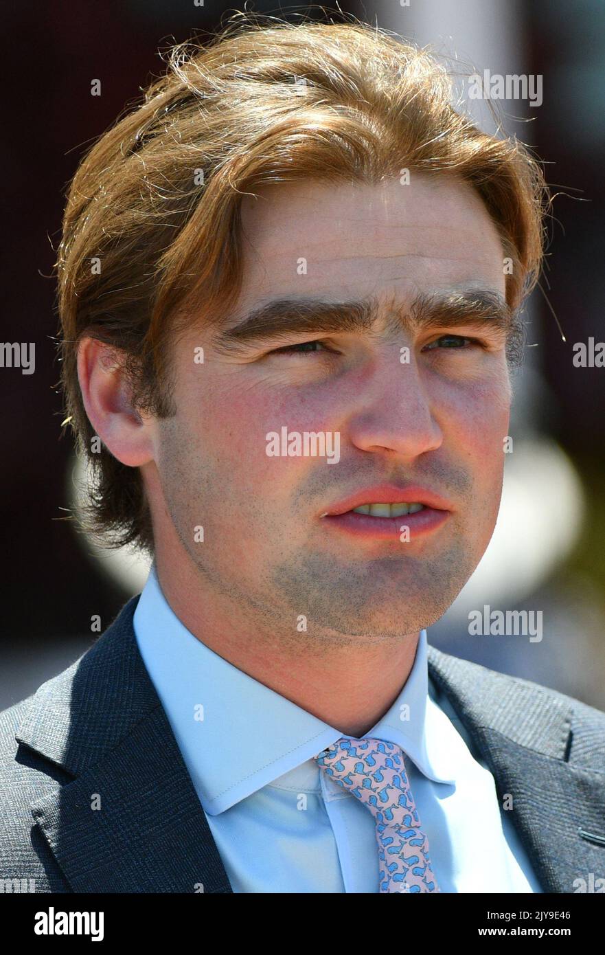 Trainer David Eustace after A Beautiful Night won race 1, the New Year ...