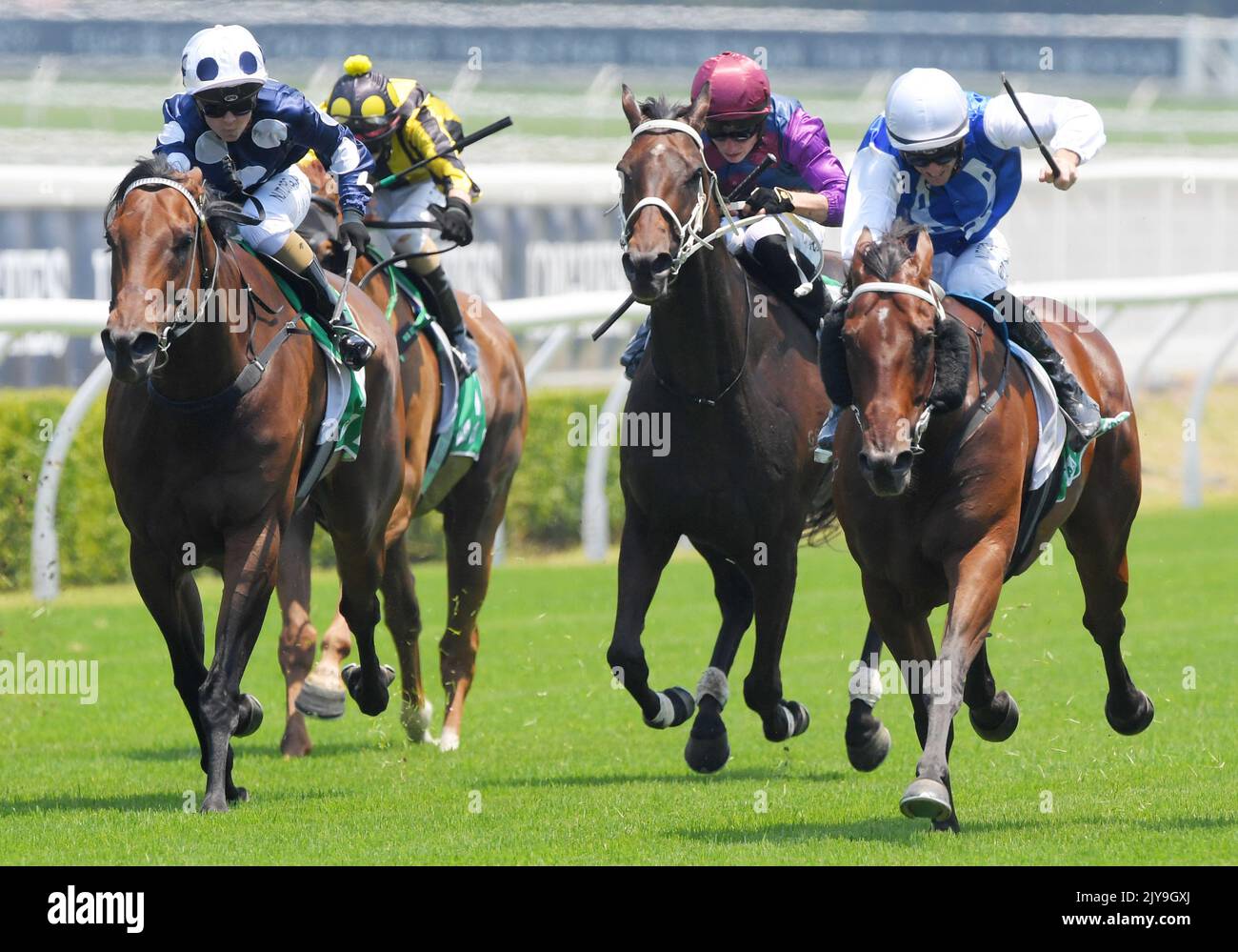 Jockey Jay Ford rides Denmiss to victory in race 2, the TAB Highway ...