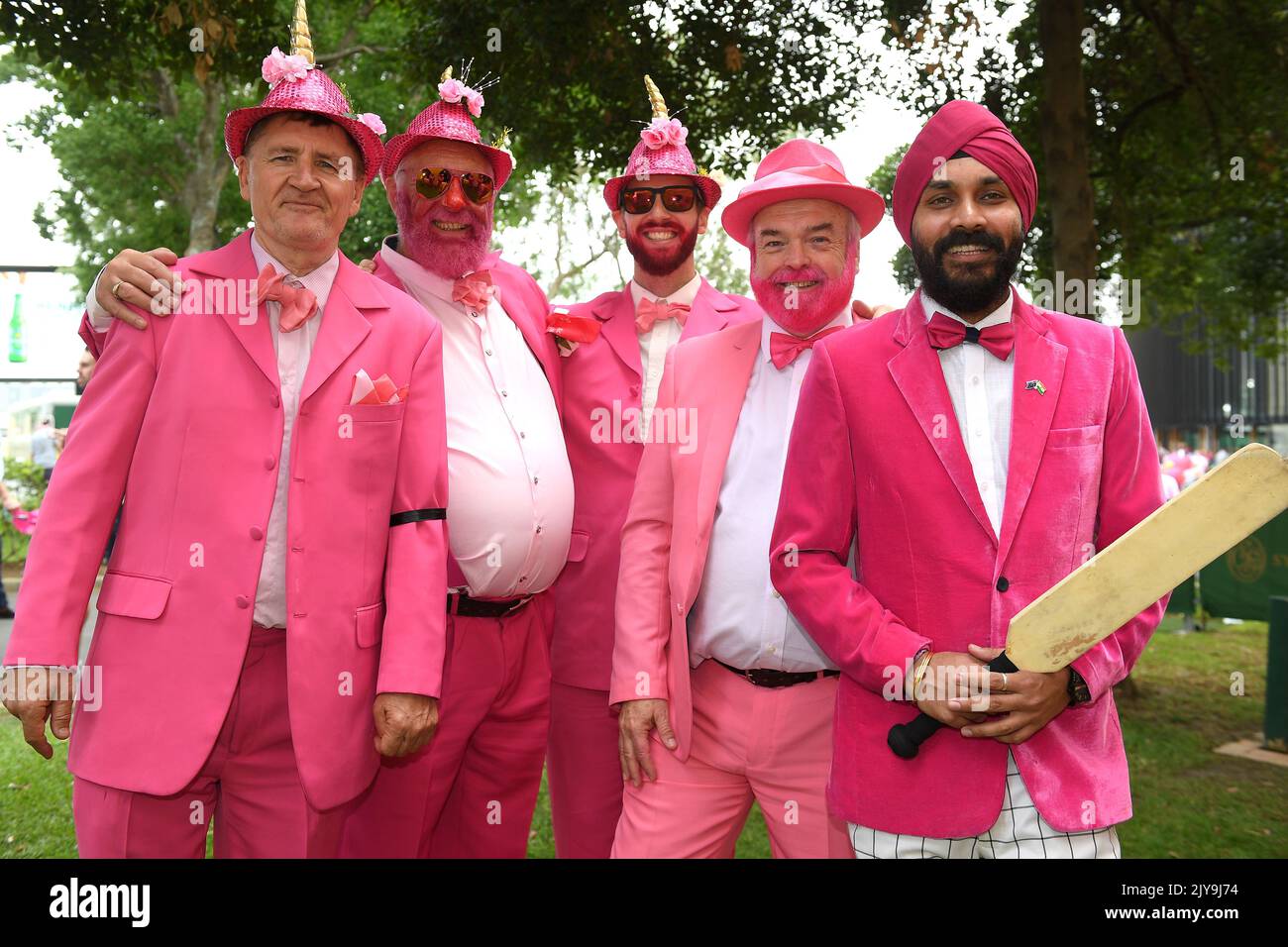 (L-R) Paul Kenny, Richard Collins, Matthew Knapman, Michael Walpole and ...