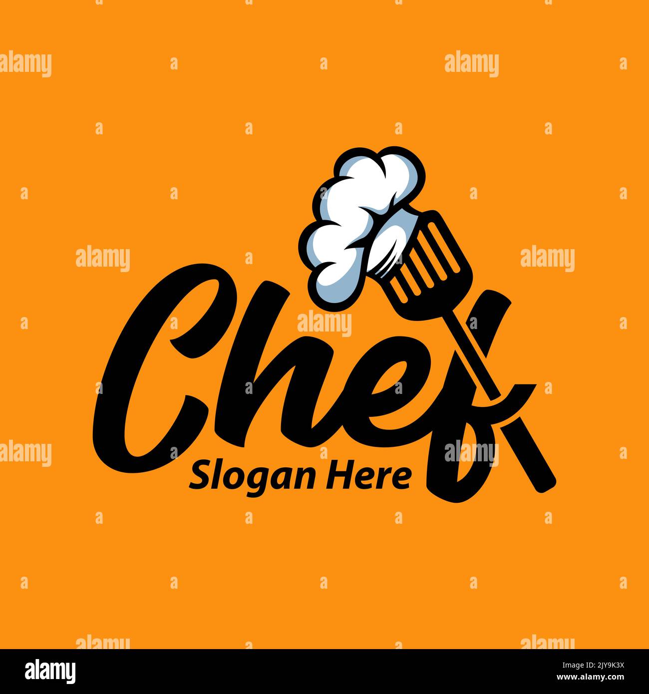 Kitchen Chef Logo Vector. Creative Chef Hat Design Logo template Stock ...