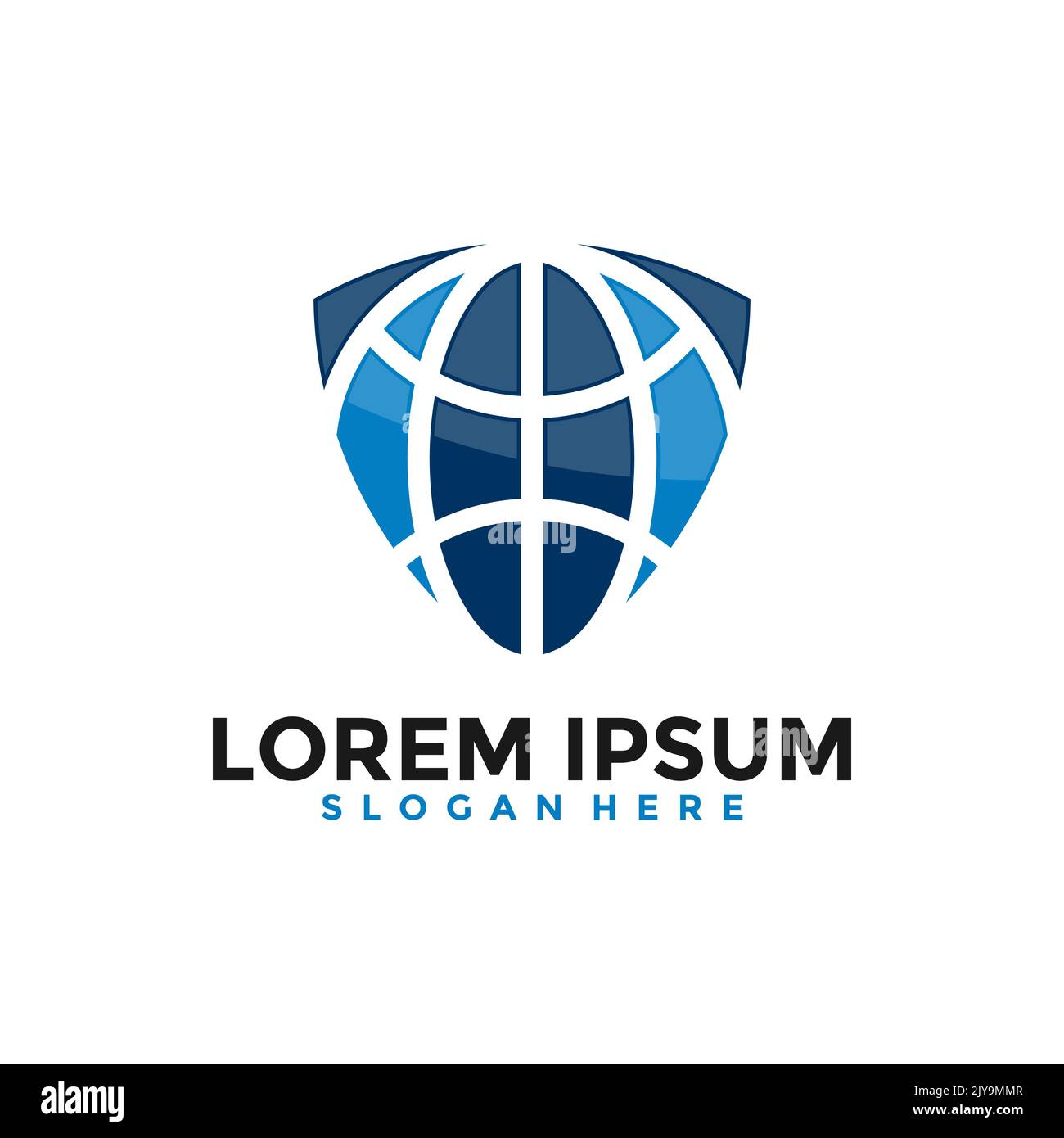 Global Protection Logo Template Design. Global security logo design ...