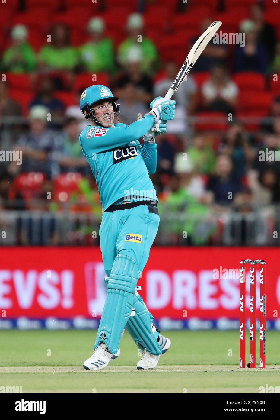 Tom Banton of the Heat bats during the Big Bash League (BBL) cricket ...