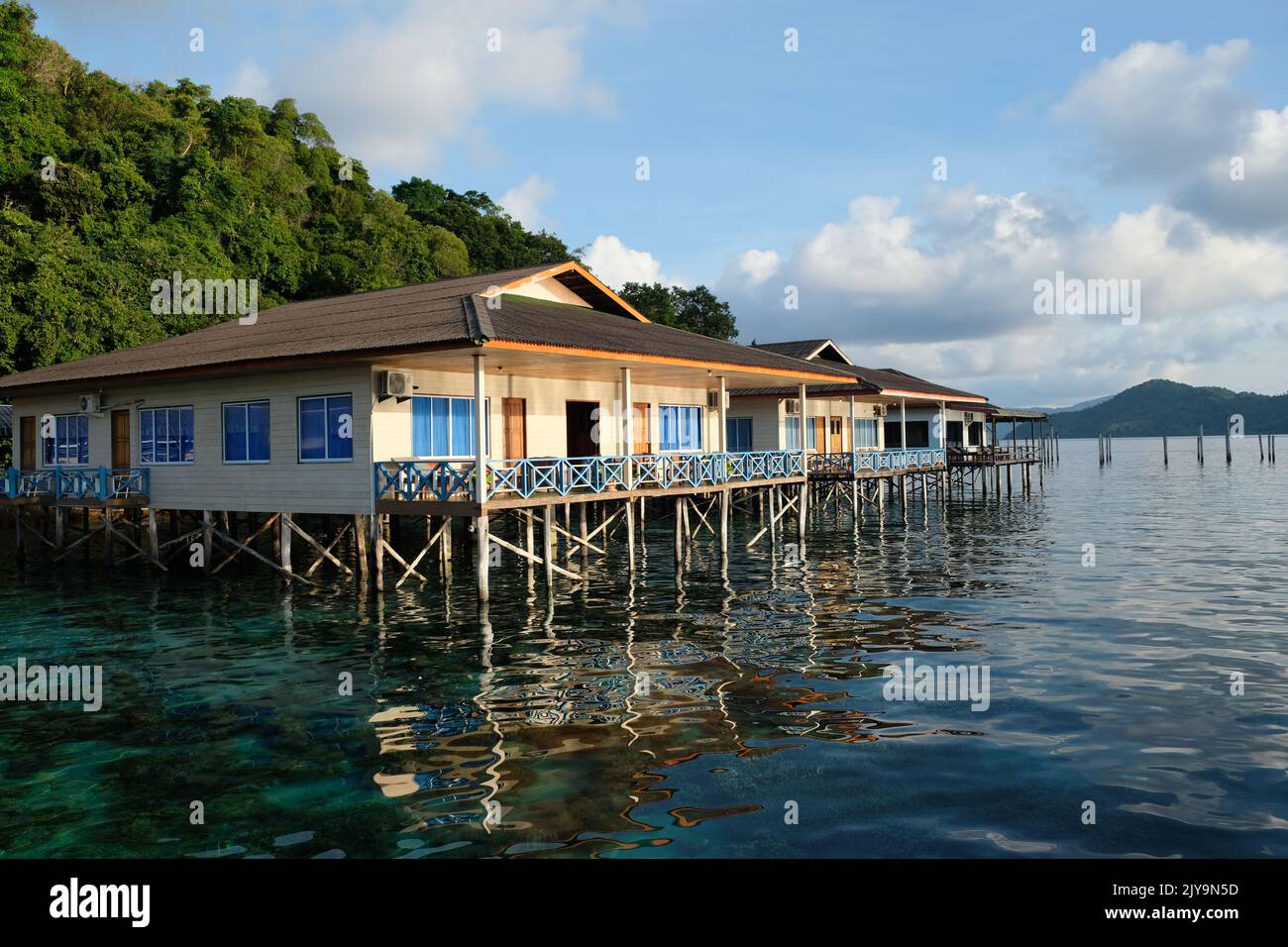 Indonesia Anambas Islands - Terempa Kelong house on Siantan Island ...