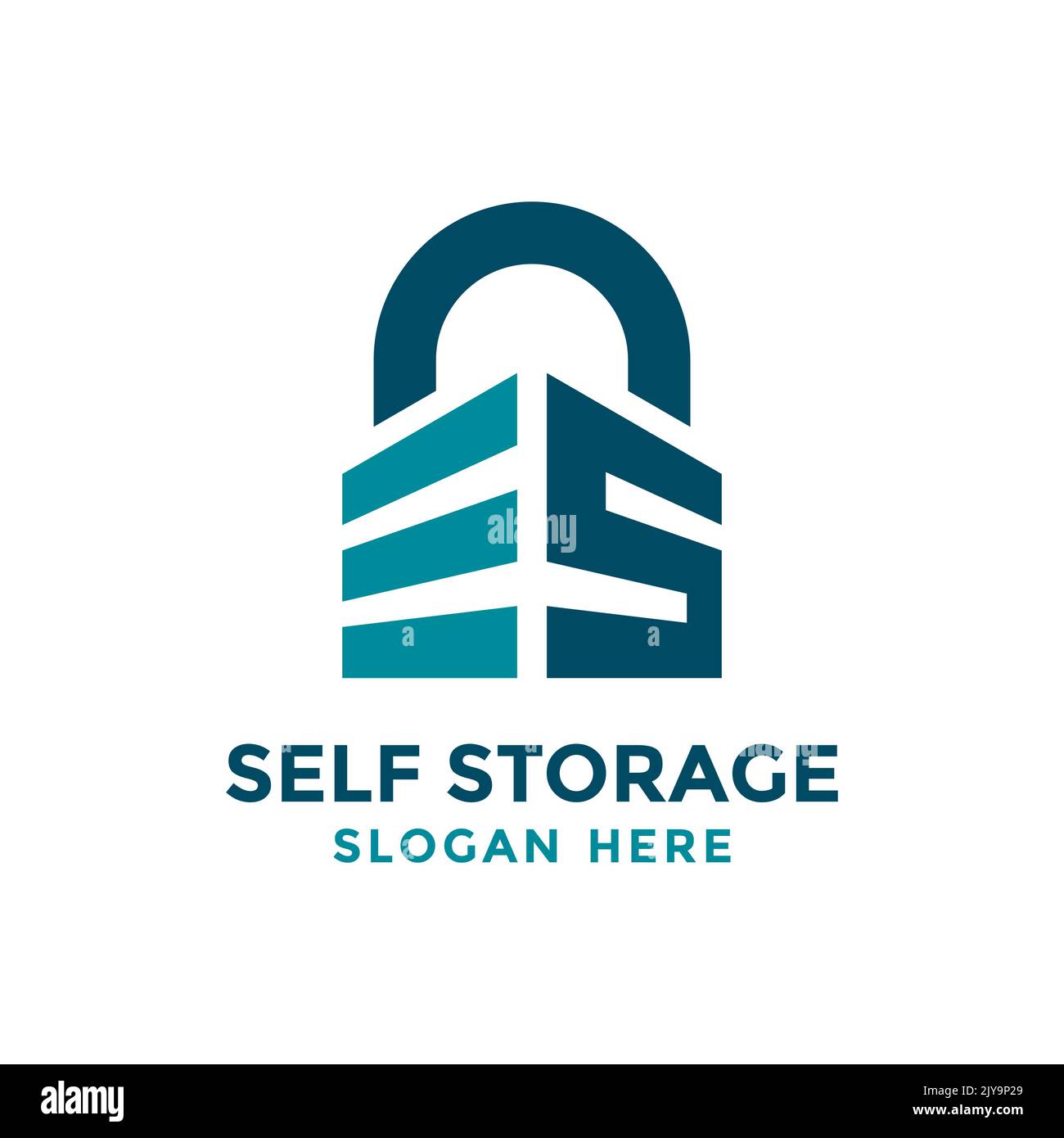Letter s warehouse logo Stock Vector Images - Alamy