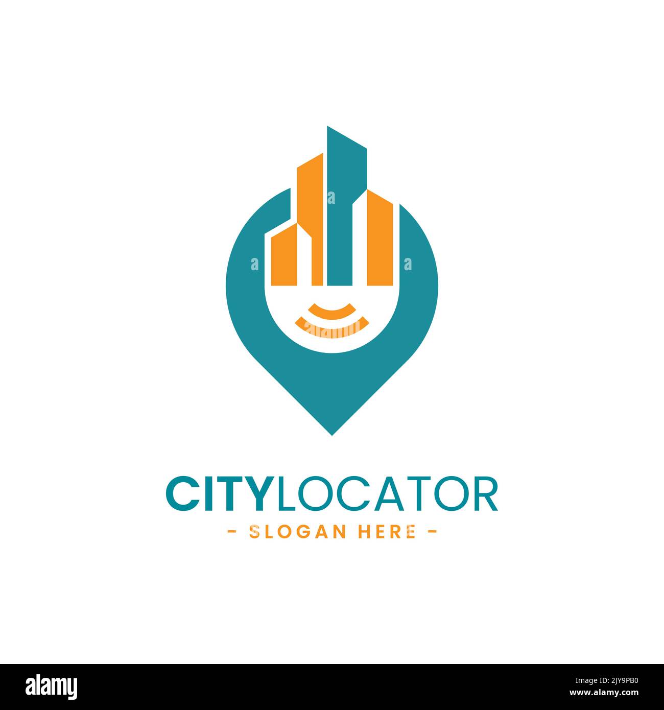 City locator logo design template. Creative gps map point location ...