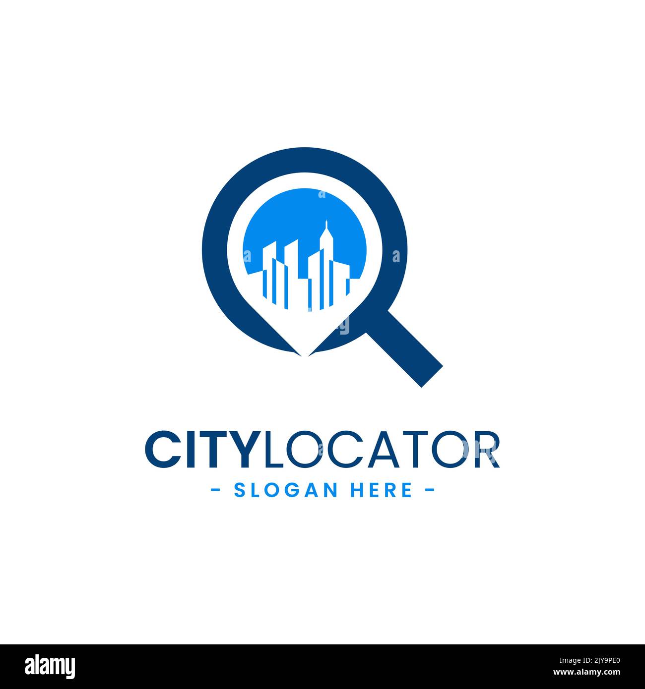 City locator logo design template. Creative gps map point location ...