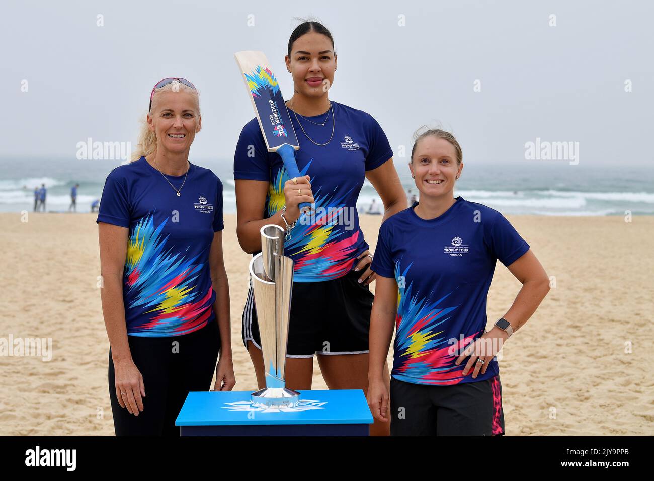 (L-R) Olympic gold medallist volleyball player Kerri Pottharst ...