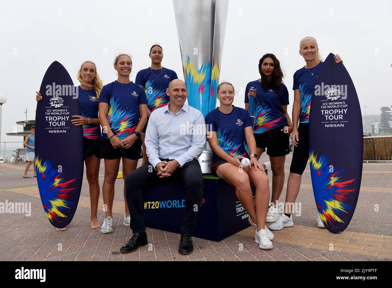 (L-R) Lifeguard Juliana King, cricketer Ashleigh Gardner, basketball ...