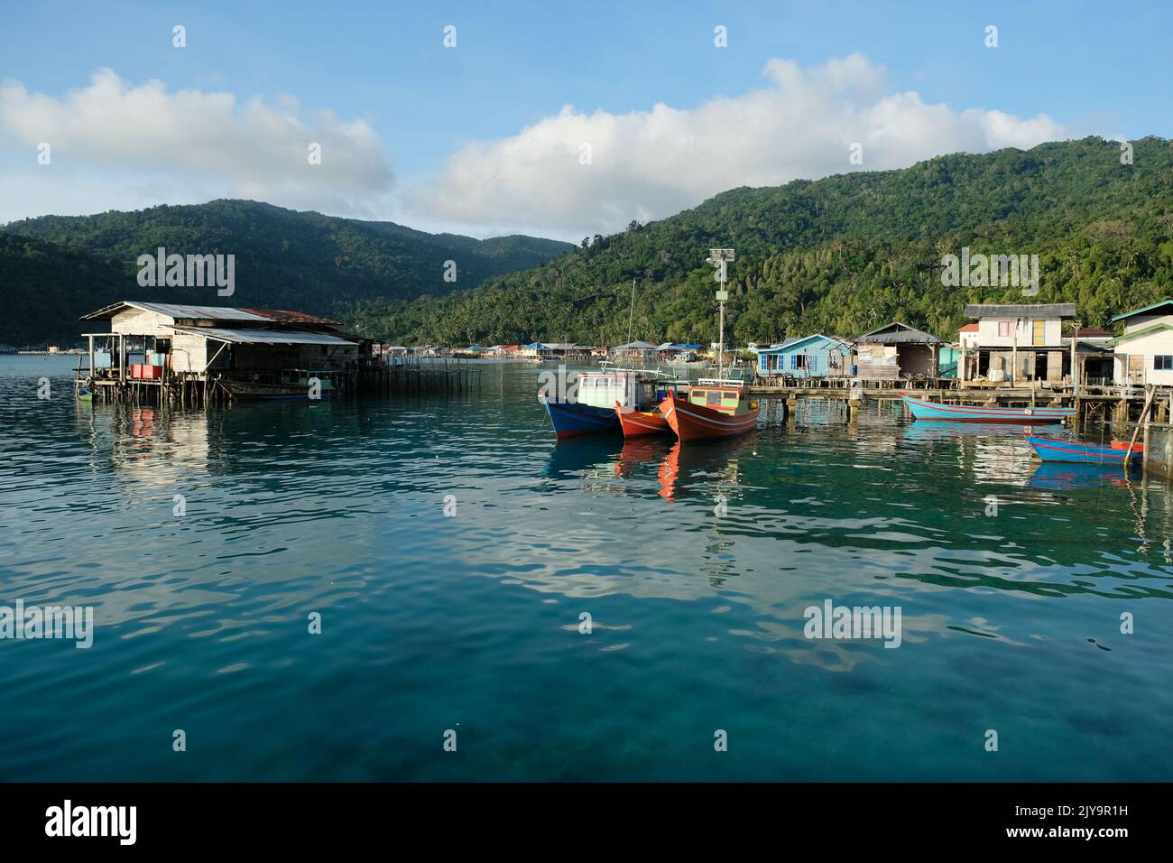 Indonesia Anambas Islands - Terempa fishing village Siantan Island ...