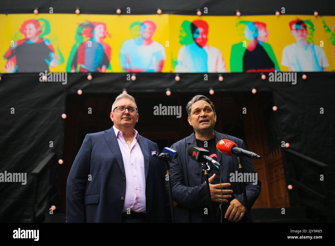 NSW Minister for the Arts Don Harwin and Sydney Festival Artistic ...