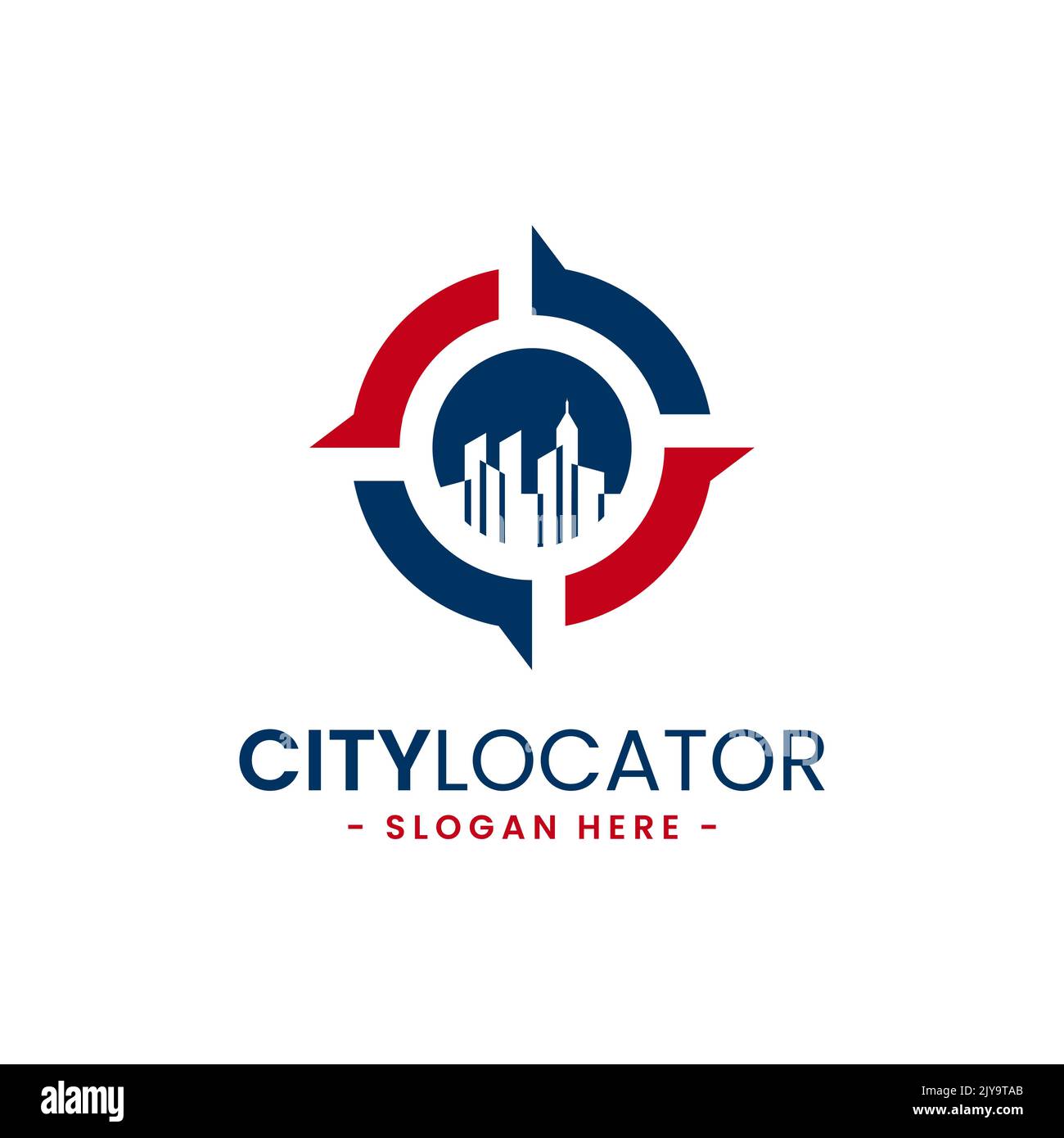 City locator logo design template. Creative gps map point location ...